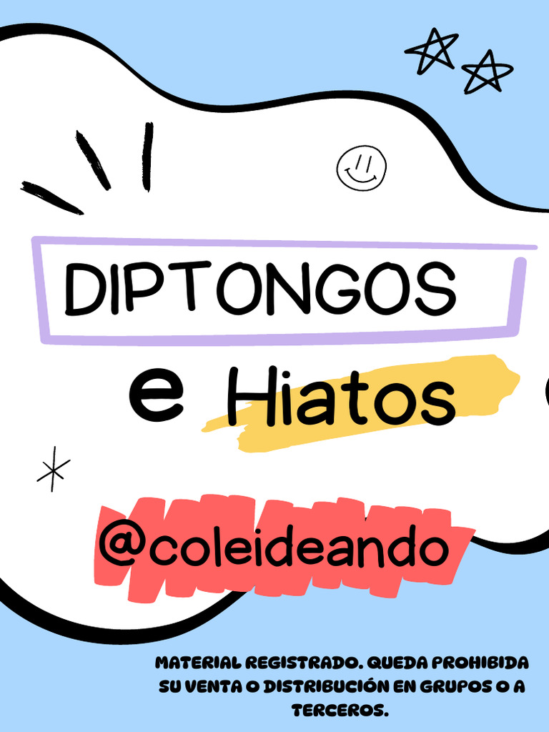 Diptongos y Hiatos: Reglas Esenciales | PDF