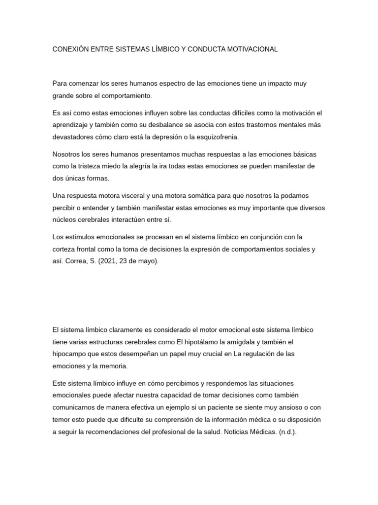 Documento (3fff | PDF | Las emociones | Sistema límbico