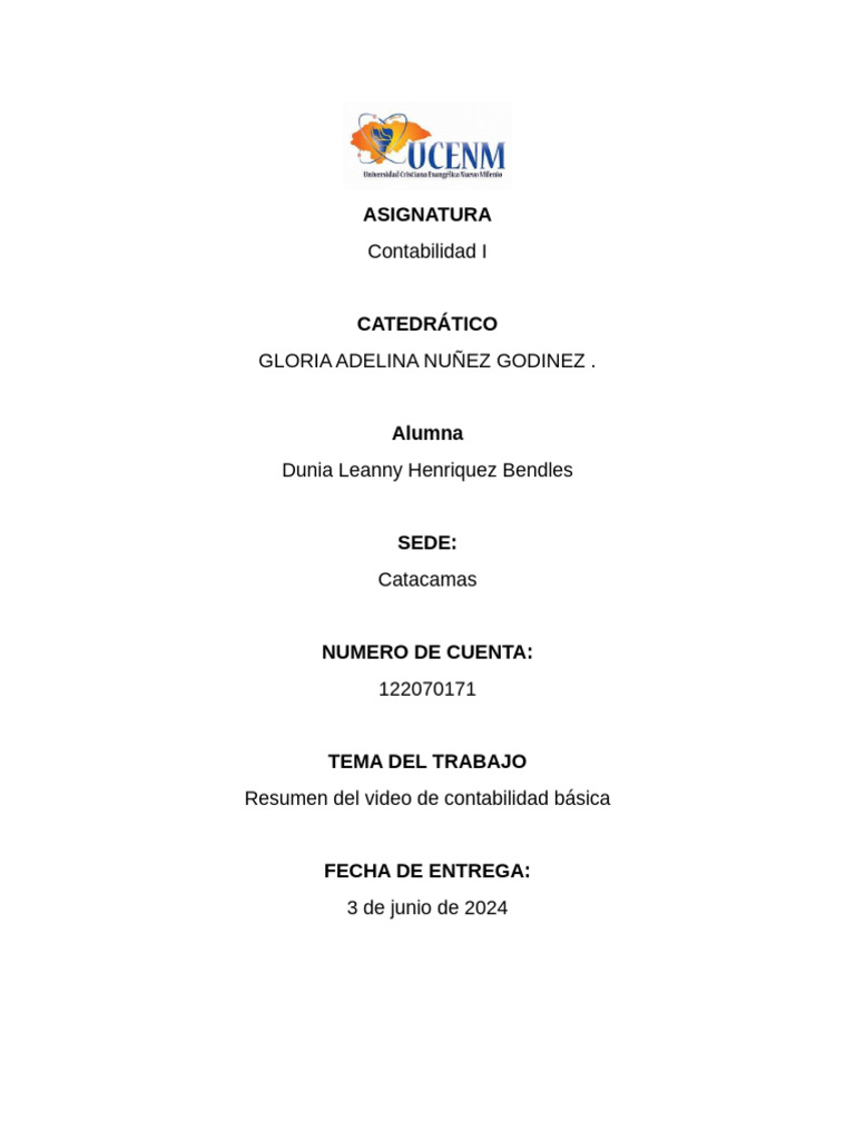 Contabilidad I | PDF