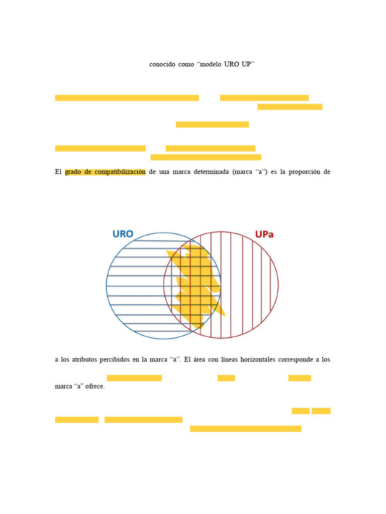 Modelo URO-UP: Valor de Marca y Expectativas | PDF | Marca | Producto ...