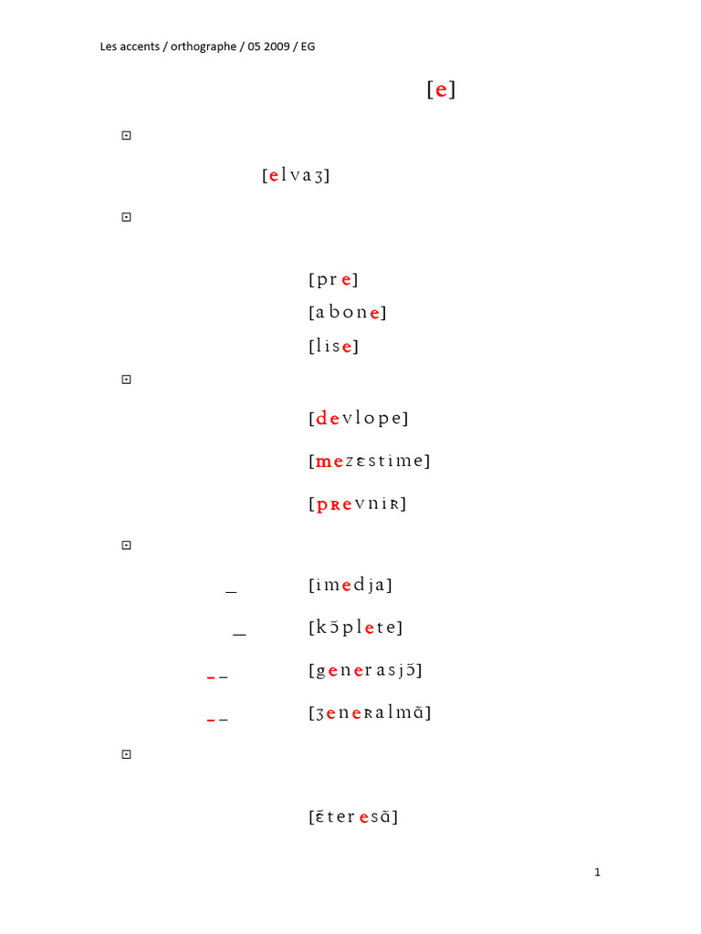 Guide des Accents en Français | PDF | Syllabe | Linguistique