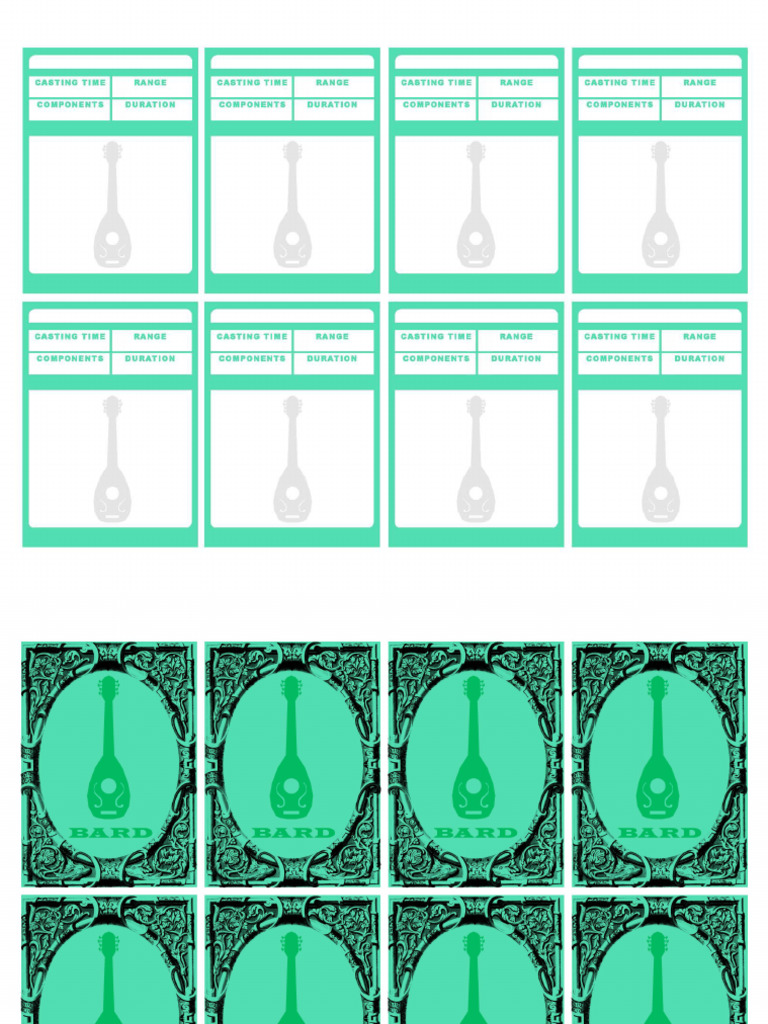 spell-cards-bard 1 | PDF