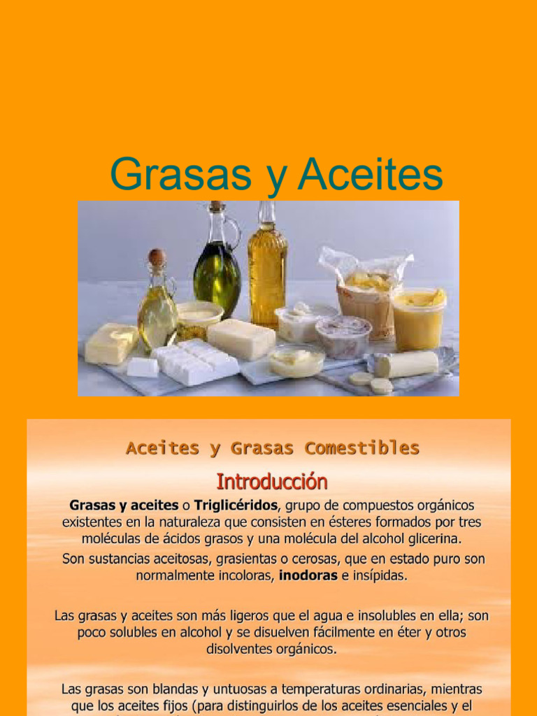 GRASAS | PDF | gordo | Petróleo
