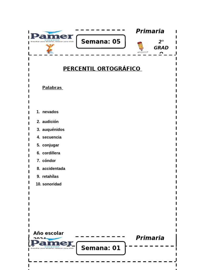 Contenidos Educativos para 2° Grado | PDF