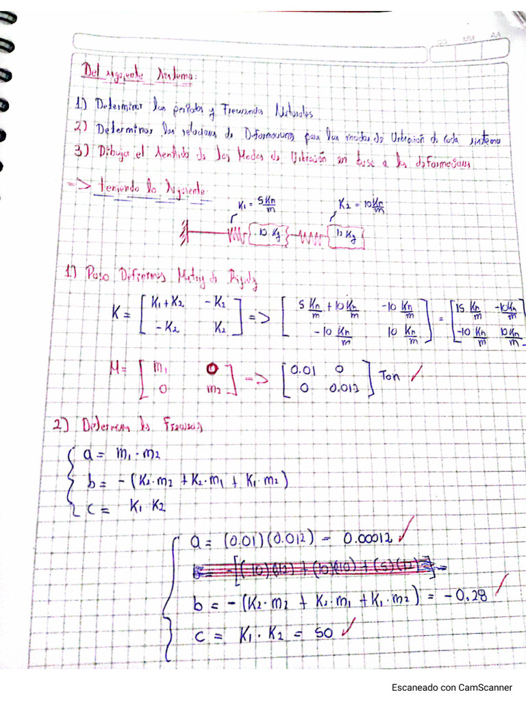 Ejercicio de Matrices | PDF
