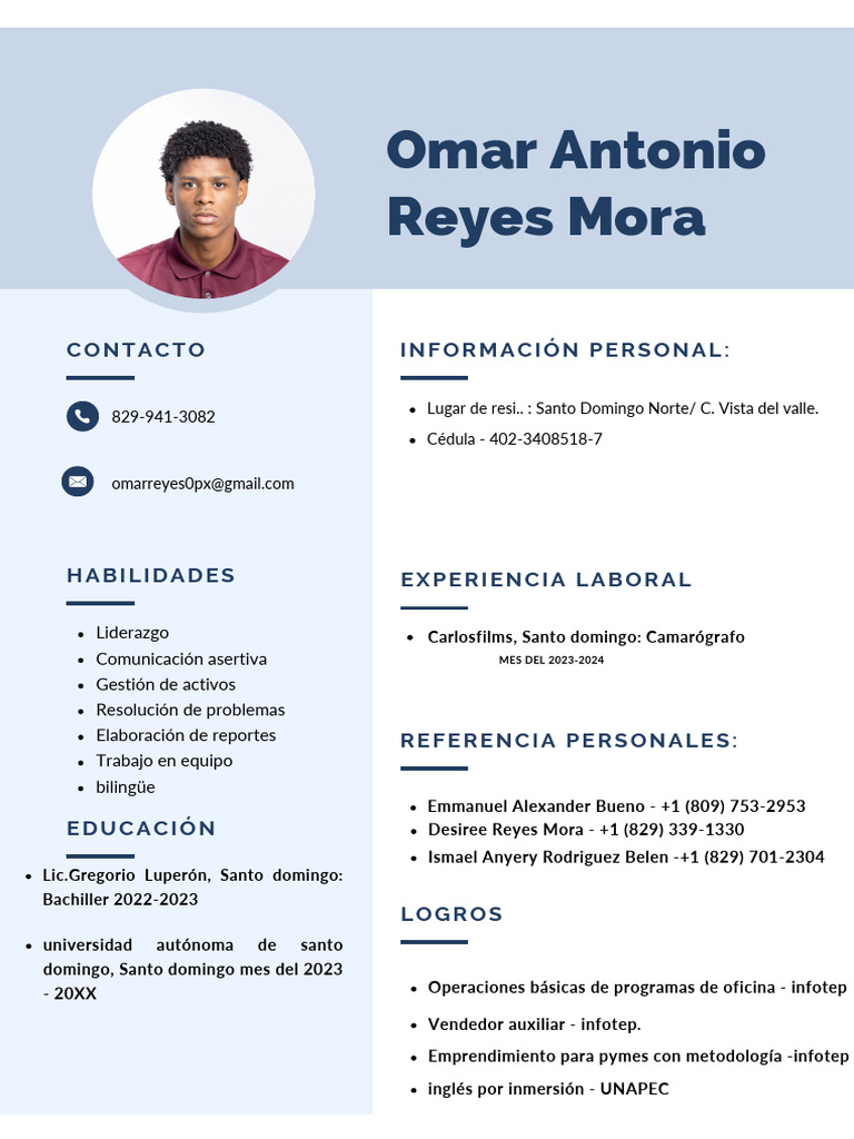 Curriculum Omar Reyes | PDF