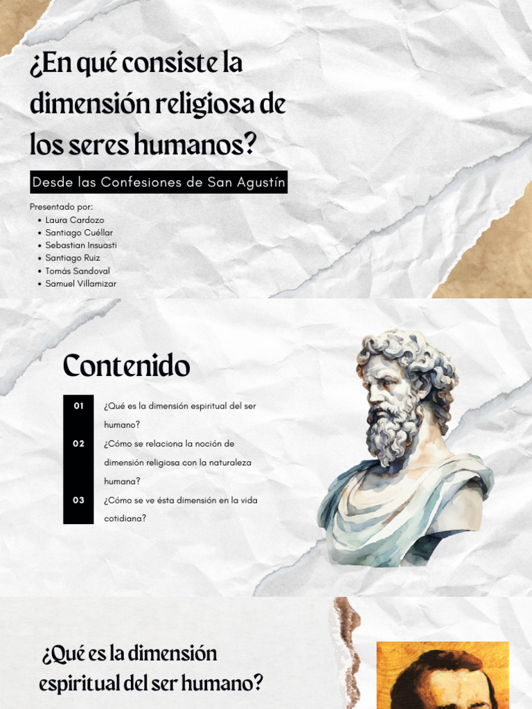 Dimensión Religiosa en San Agustín | PDF | Confesiones (Agustín ...