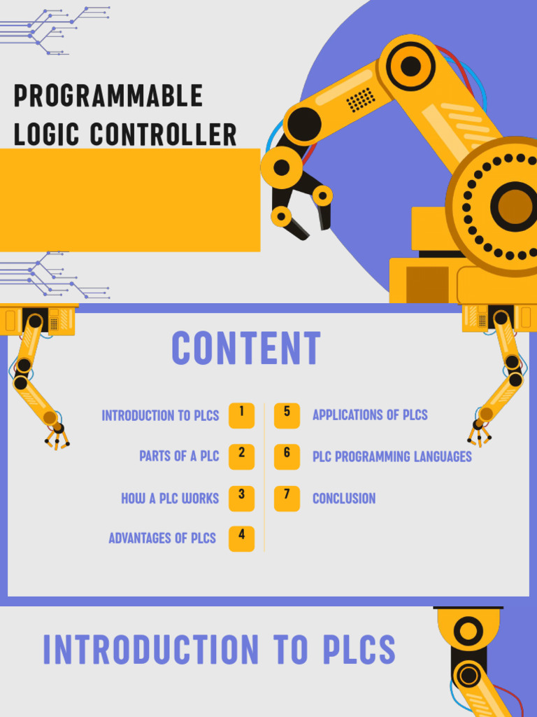 Presentación Robótica Industrial Productos y Servicios Ilustrado Azul y Naranja | PDF ...