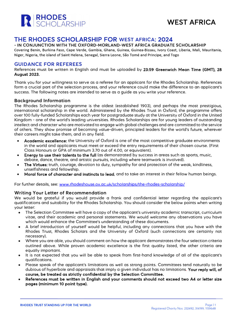 guidance-for-referees-west-africa | PDF | Postgraduate Education | West ... guidance-for-referees-west-africa | PDF | Postgraduate Education | West ...