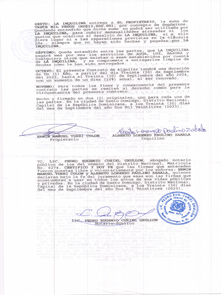 Contrato Petan 2 | PDF