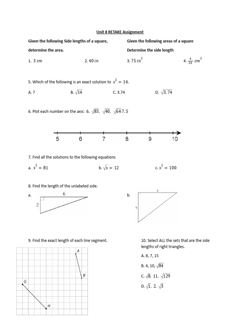 Unit 8 Retake Assignment | PDF