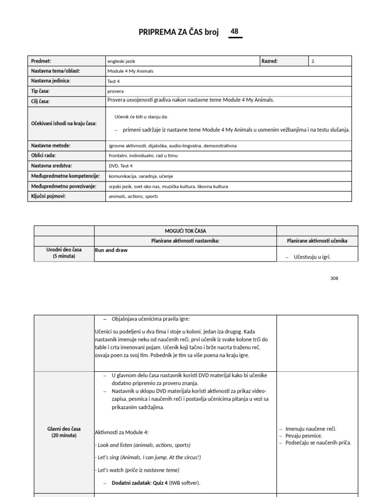 Priprema Za Cas | PDF