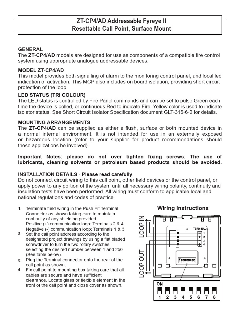 TSD-ZT-CP4-AD-00A | PDF | Electrical Wiring | Electrical Equipment