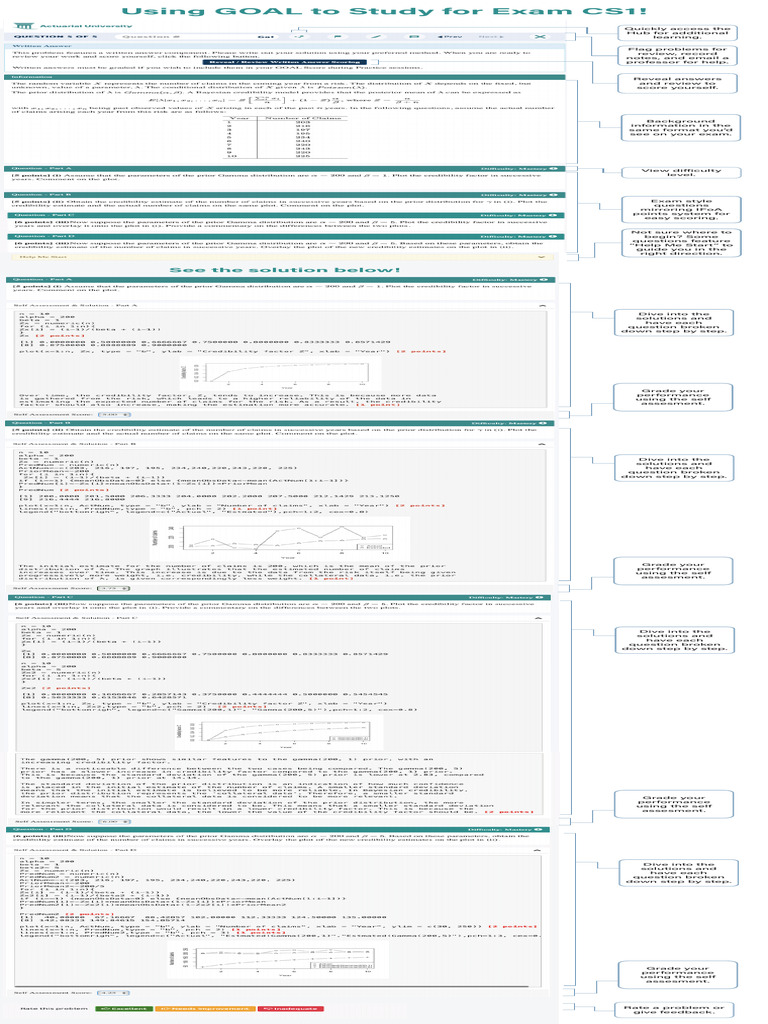 IFoA GOAL Sample CS1 | PDF