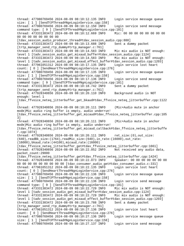 FFRTC Log | PDF | Port (Computer Networking) | Network Socket
