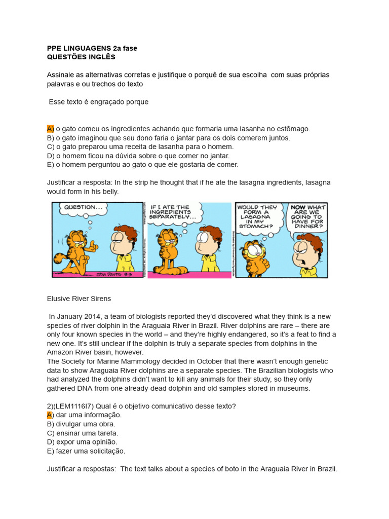 English Exam: Text Analysis Questions | PDF | Science | Physical Sciences