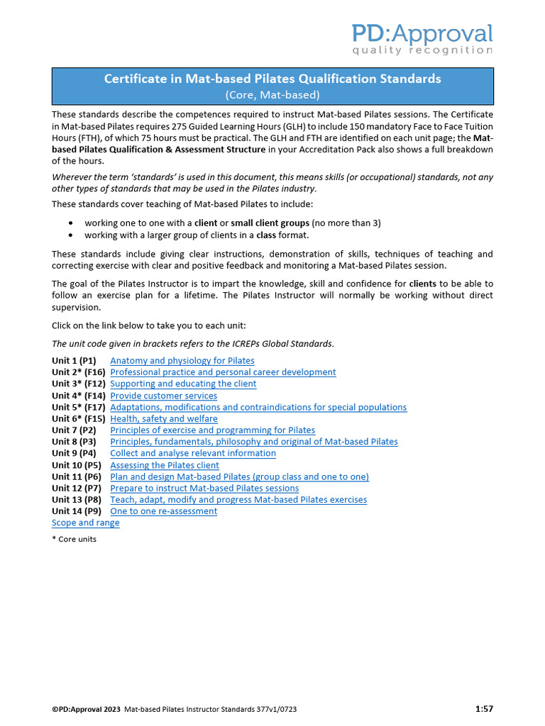Qualification Standards MBP | PDF | Respiratory System | Breathing