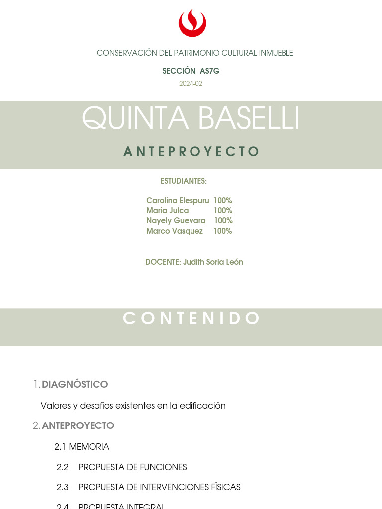 Anteproyecto 2024-2 | PDF | edificio | Uso eficiente de energía