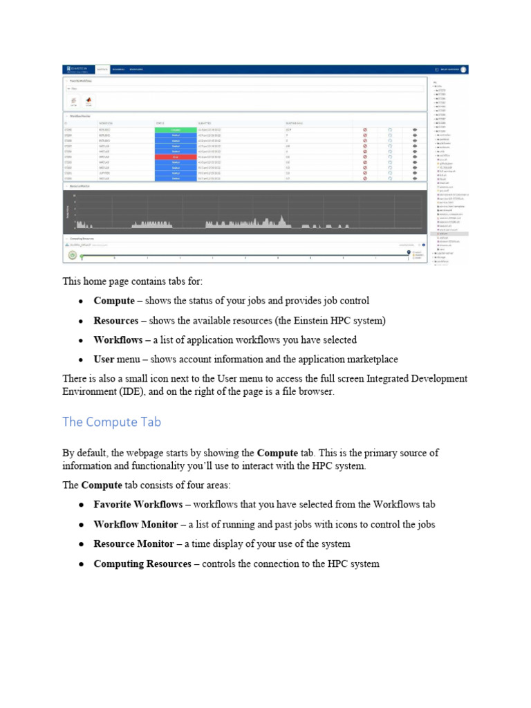 Introduction To Einstein HPC Portal-V3 | PDF | Computers Introduction To Einstein HPC Portal-V3 | PDF | Computers