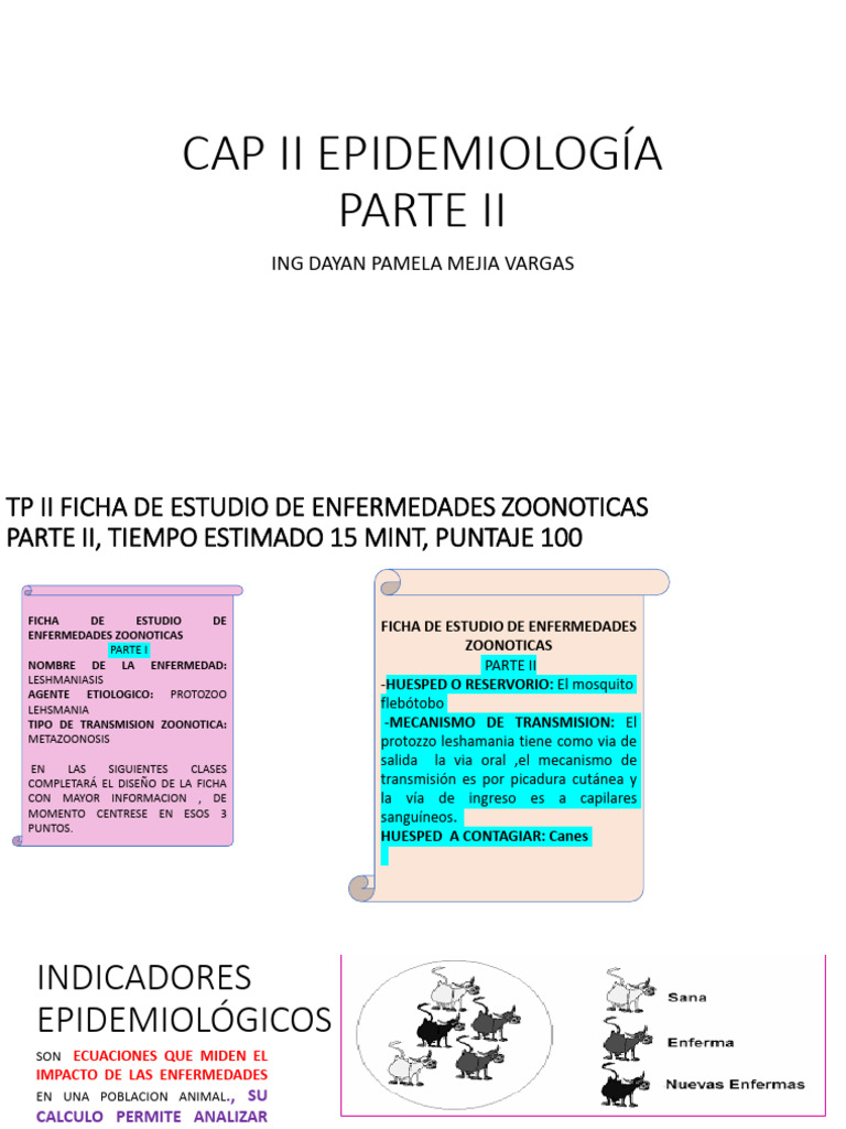 Cap Ii Epidemiología Parte Ii Cap Iii Saneamiento Ambiental Parte I PDF ...