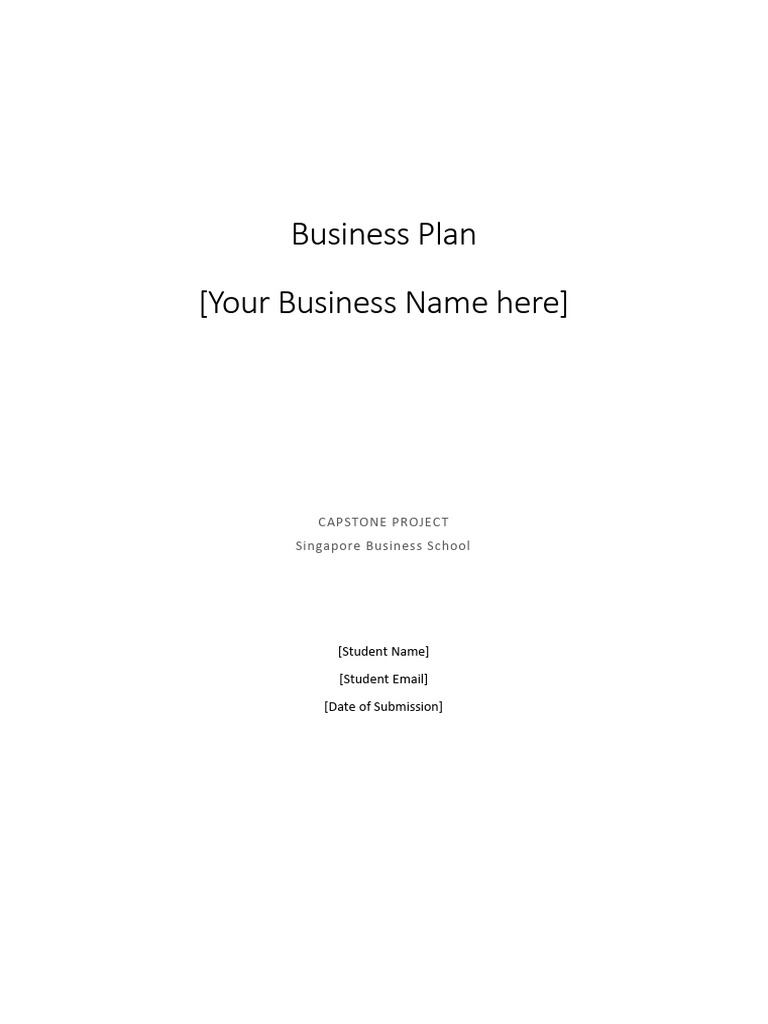 60957225303516c7e0b2fe43 - Capstone Project Template | PDF | Swot ...