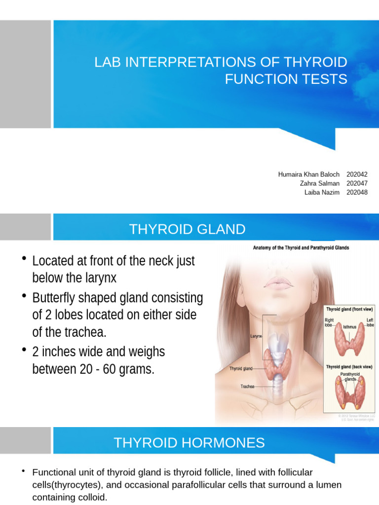 Lab Interpretations Of Thyroid Function Tests Pdf Thyroid Thyroid 0874