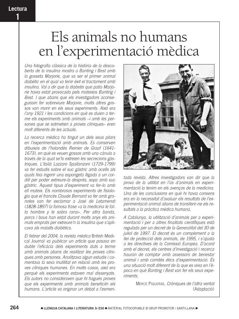 CL1-Els Animals No Humans | PDF