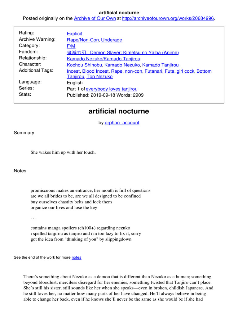 artificial nocturne | PDF