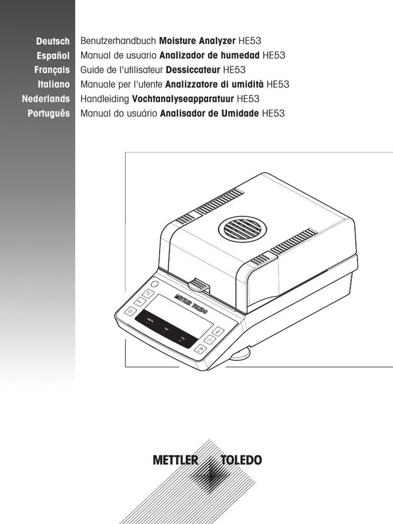 Termobalanza Meter Toledo | PDF