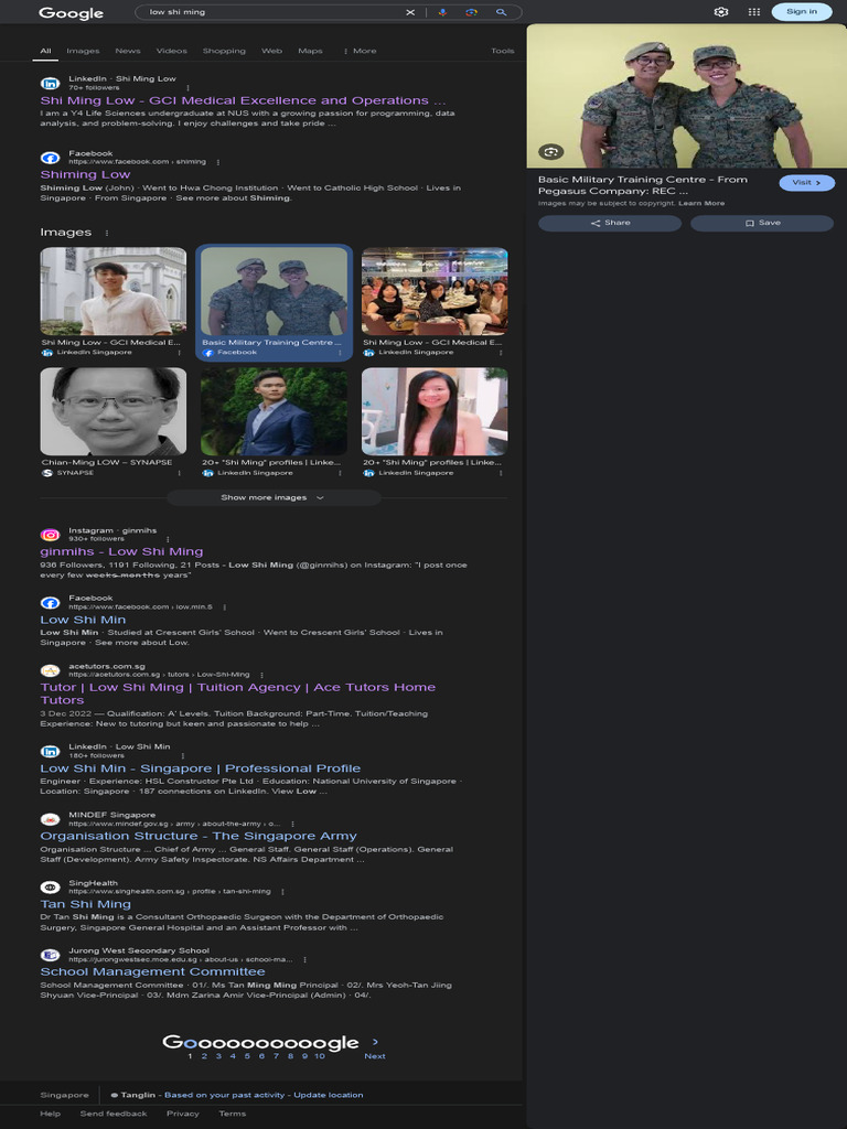 Low Shi Ming - Google Search | PDF | Singapore | World Politics