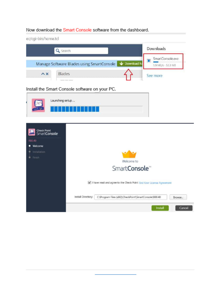 Guide for Checkpoint Firewall Setup | PDF | Finance & Money Management ...