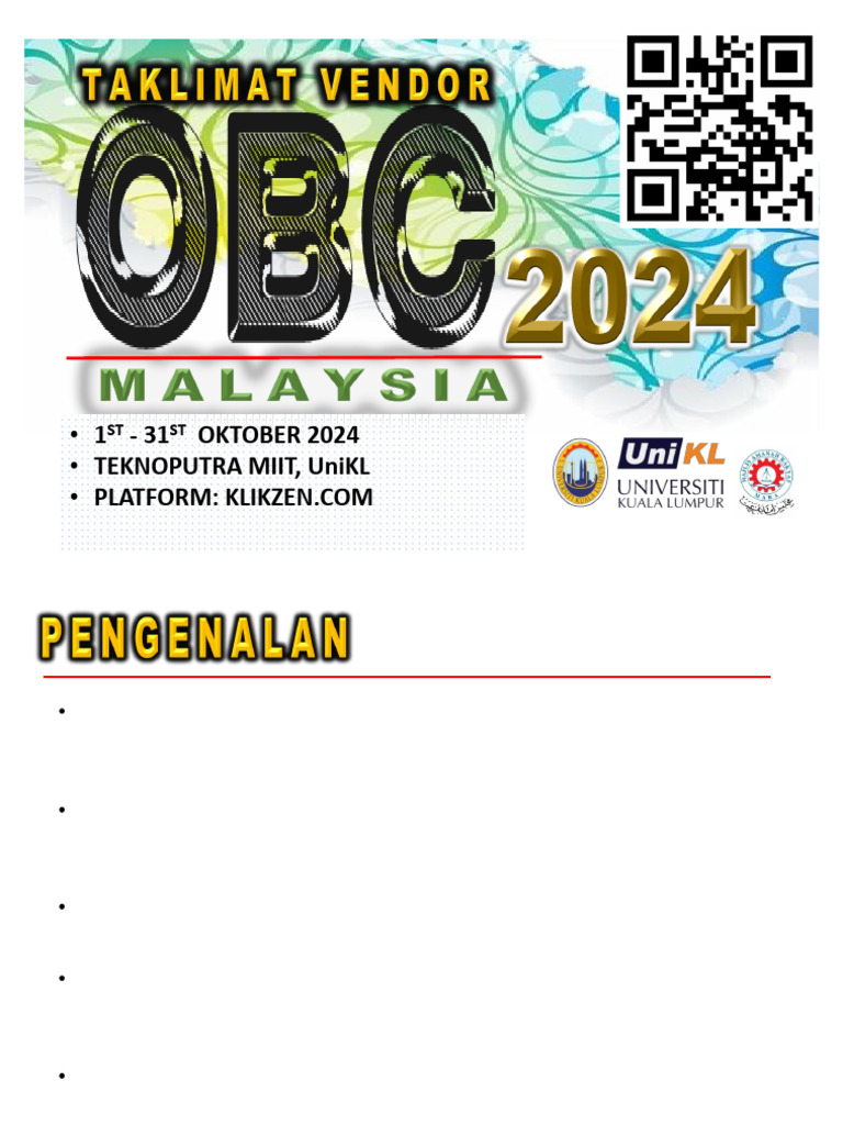 BHK TAKLIMAT Vendor OBC | PDF