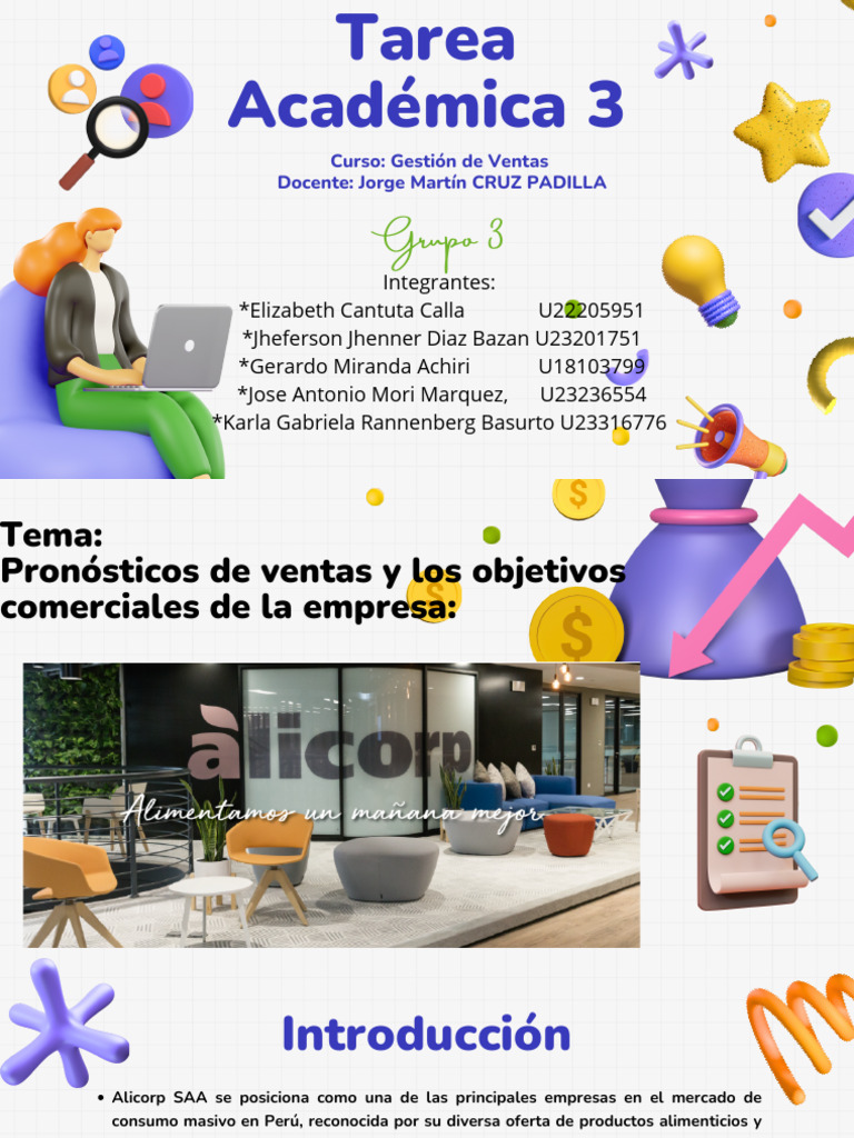 TA3-PPT Gestión de Ventas | PDF | Business | Economias