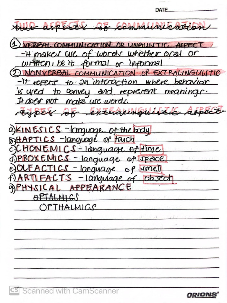 Oral Communication Notes and Key Points Grade 11 To Grade 12 | PDF