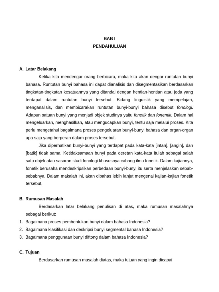 Makalah Fonetik | PDF