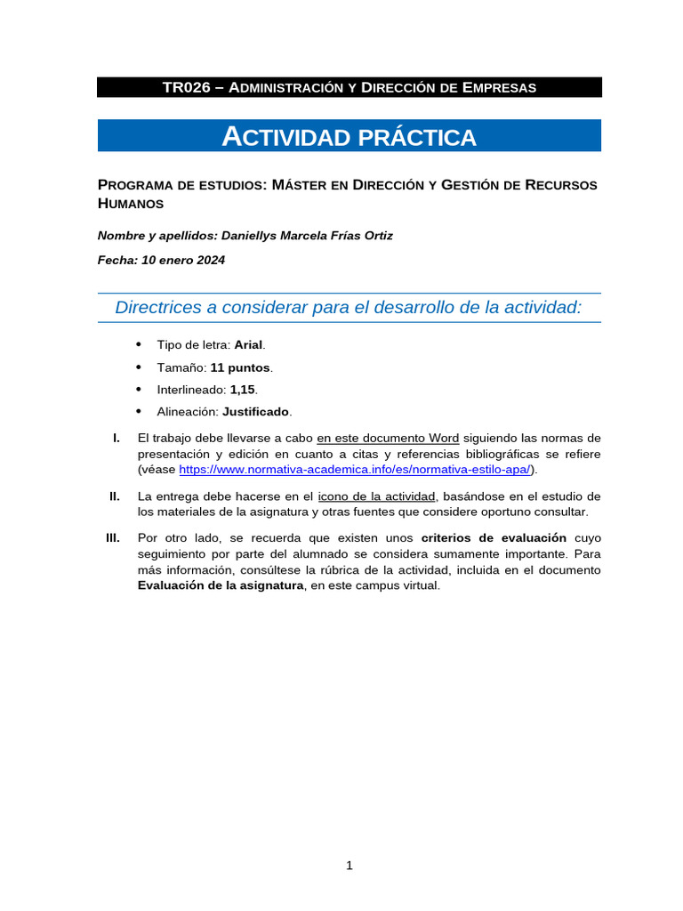 Actividad Practica | PDF | Business | Pequeñas y medianas empresas