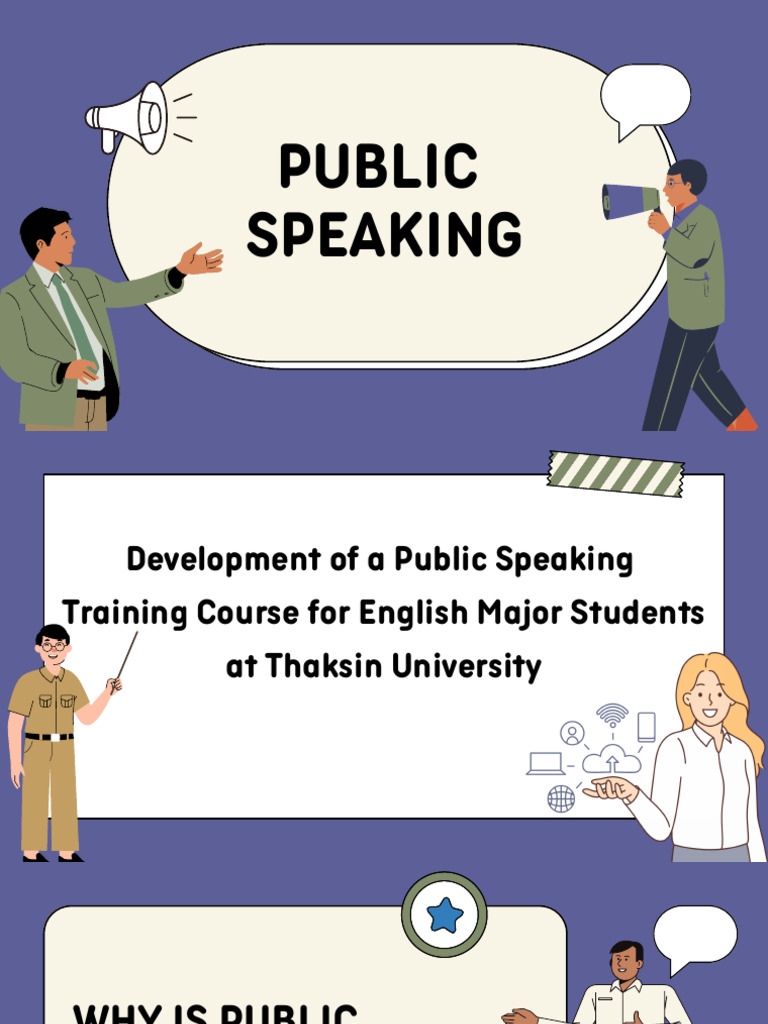 Public Speaking Slide | PDF | Career & Growth | Language Arts & Discipline