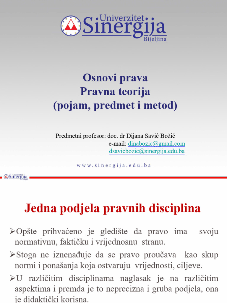 1 - Pojam, Metod | PDF
