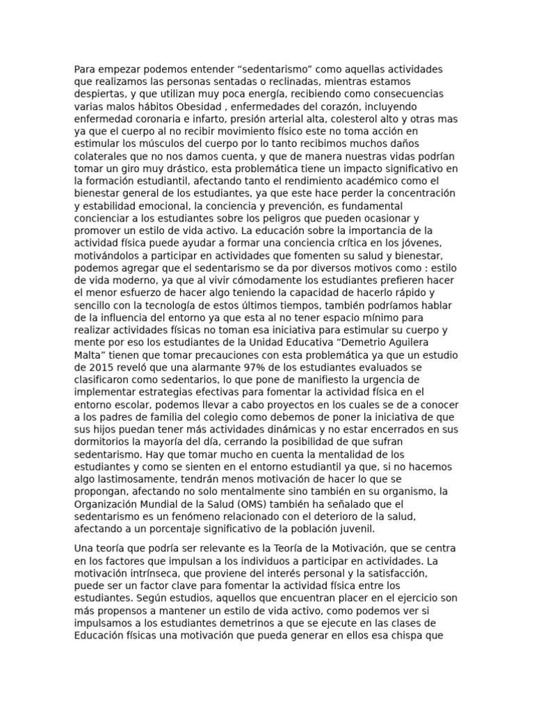 LEAH | PDF | Estilo de vida sedentario | Obesidad