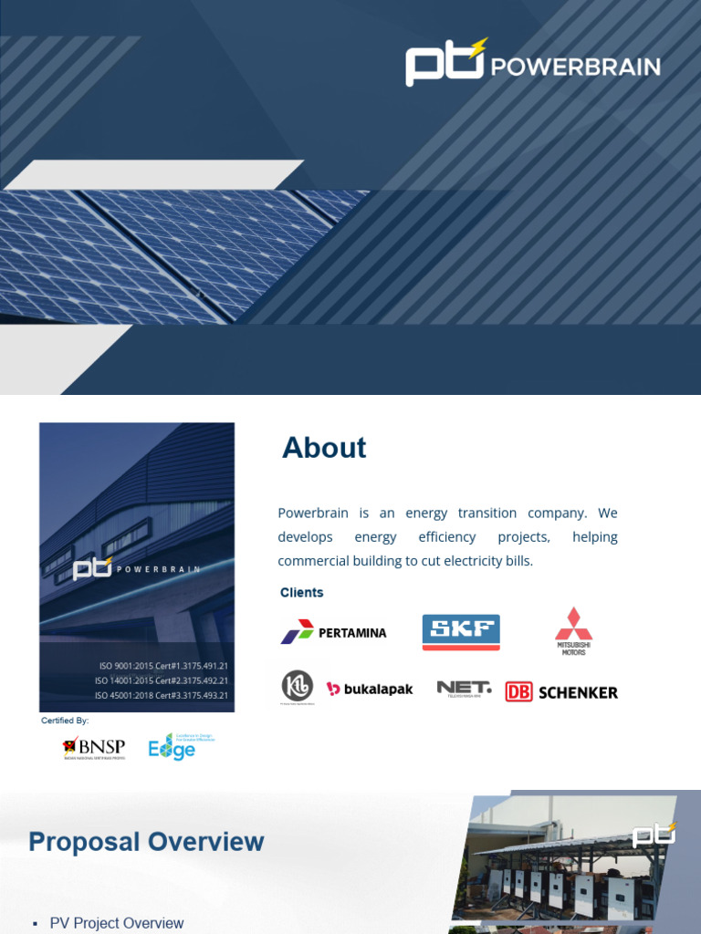 PT Gold Coin Indonesia - Power Brain | PDF | Photovoltaics ...