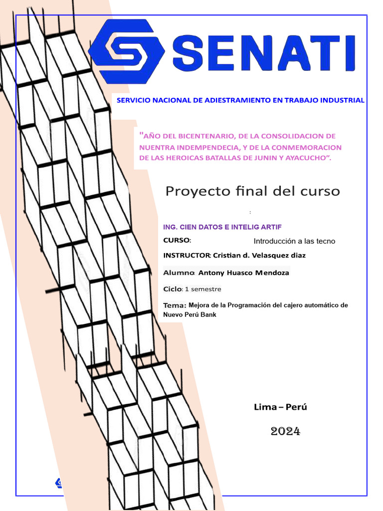 proyecto final introduccion a las tecnologias | PDF | Objeto (informática) | Python (lenguaje de ...