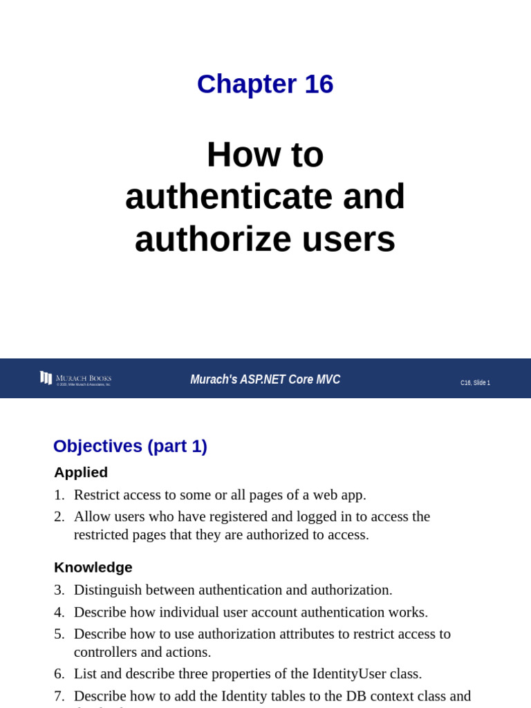Chapter 16 Slides | PDF | Login | User (Computing)