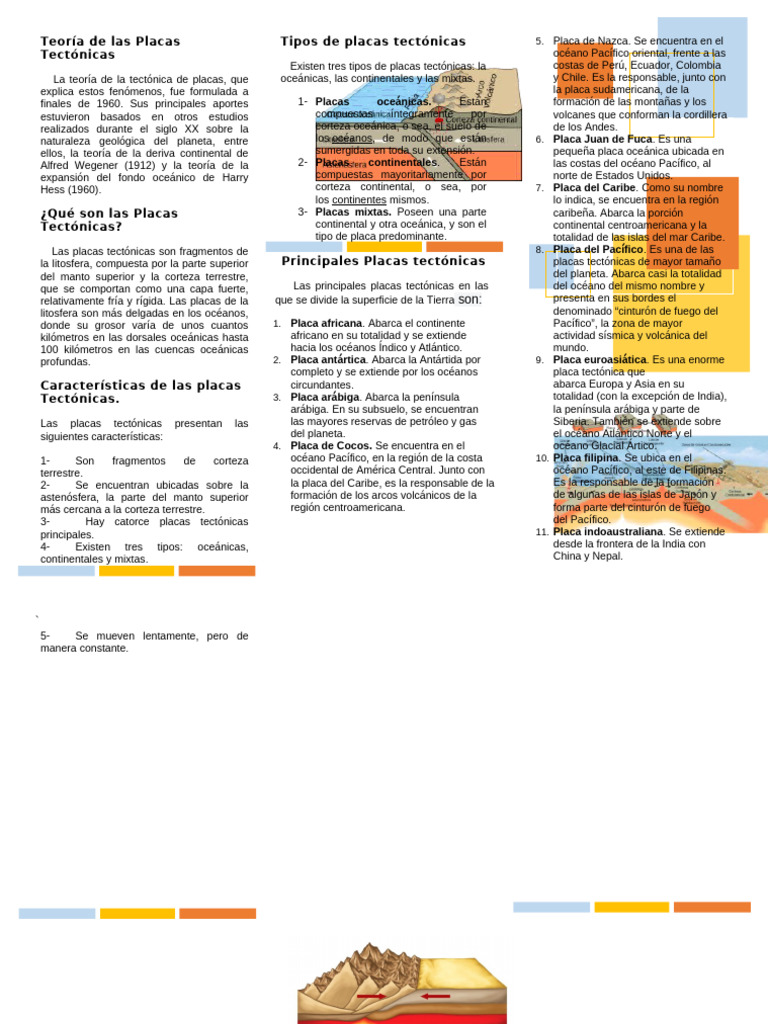 Guía de Placas Tectónicas | PDF | Placas tectónicas | Temblores