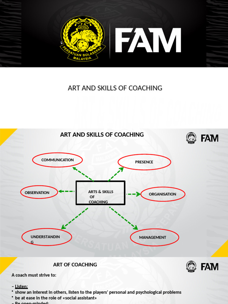 Fam C Art & Skills of Coaching | PDF | Communication | Cognition