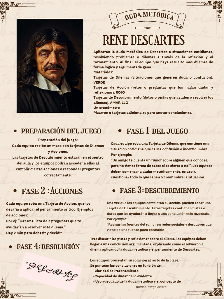 Biografía de | PDF | René Descartes | Pensamiento