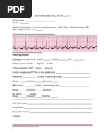 EKG Interpretation Cheat Sheet | PDF