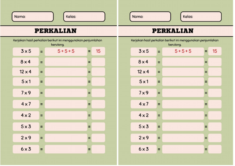Perkalian Acak | PDF