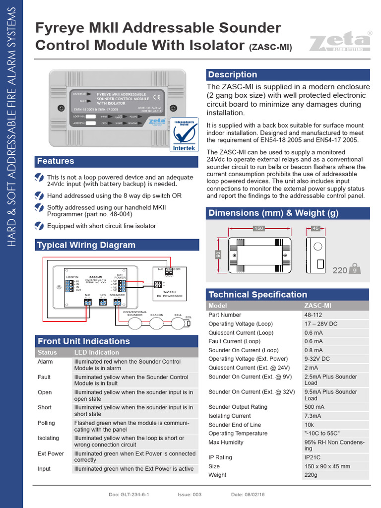 MKII-Sounder-Control-Module | PDF | Power Supply | Power (Physics)