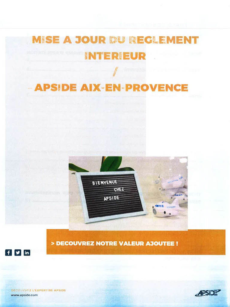 Reglement Interieur Apside Aix | PDF