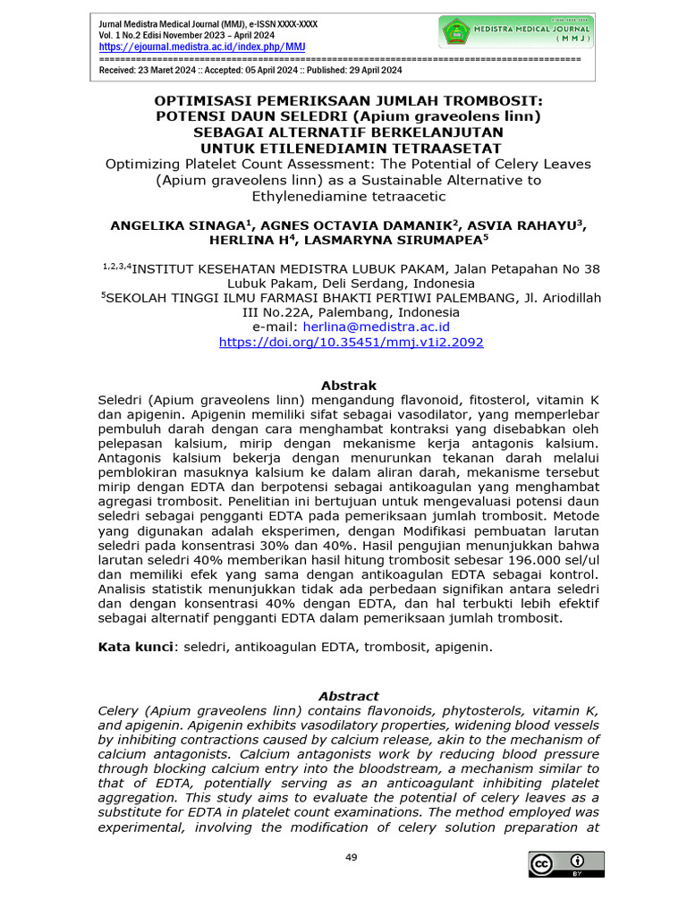 Revised MMJ Herlina DKK April 2024 | PDF